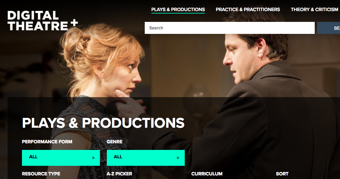 Digital Theatre+: Theatre Arts Database Trial | Stony Brook University ...