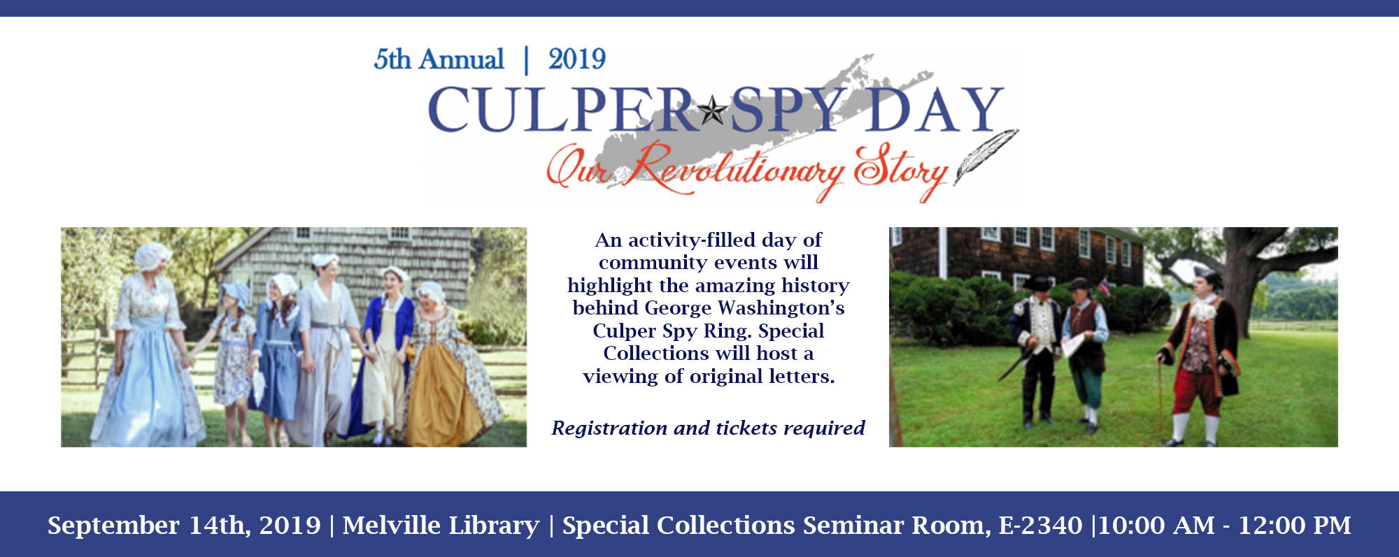 5th Annual Culper Spy Day is a Revolutionary Hit! | Stony Brook ...