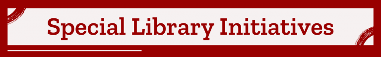 Special Library Initiatives | Stony Brook University Libraries