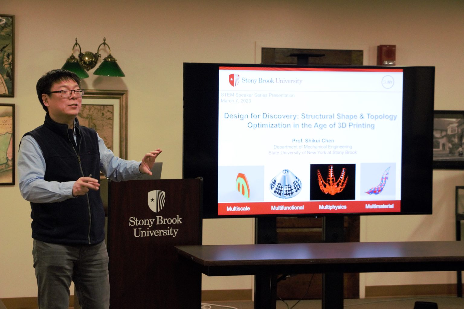 Dr. Shikui Chen on “Design for Discovery: Structural Shape & Topology Optimization in the Age of ...